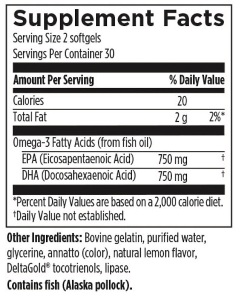 Omega PLUS Fish Oil 3 Month Plan